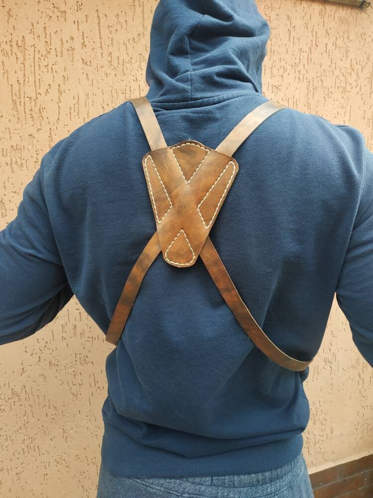 Leather Holster Bag Body Harness Fashionleather Harness | Etsy