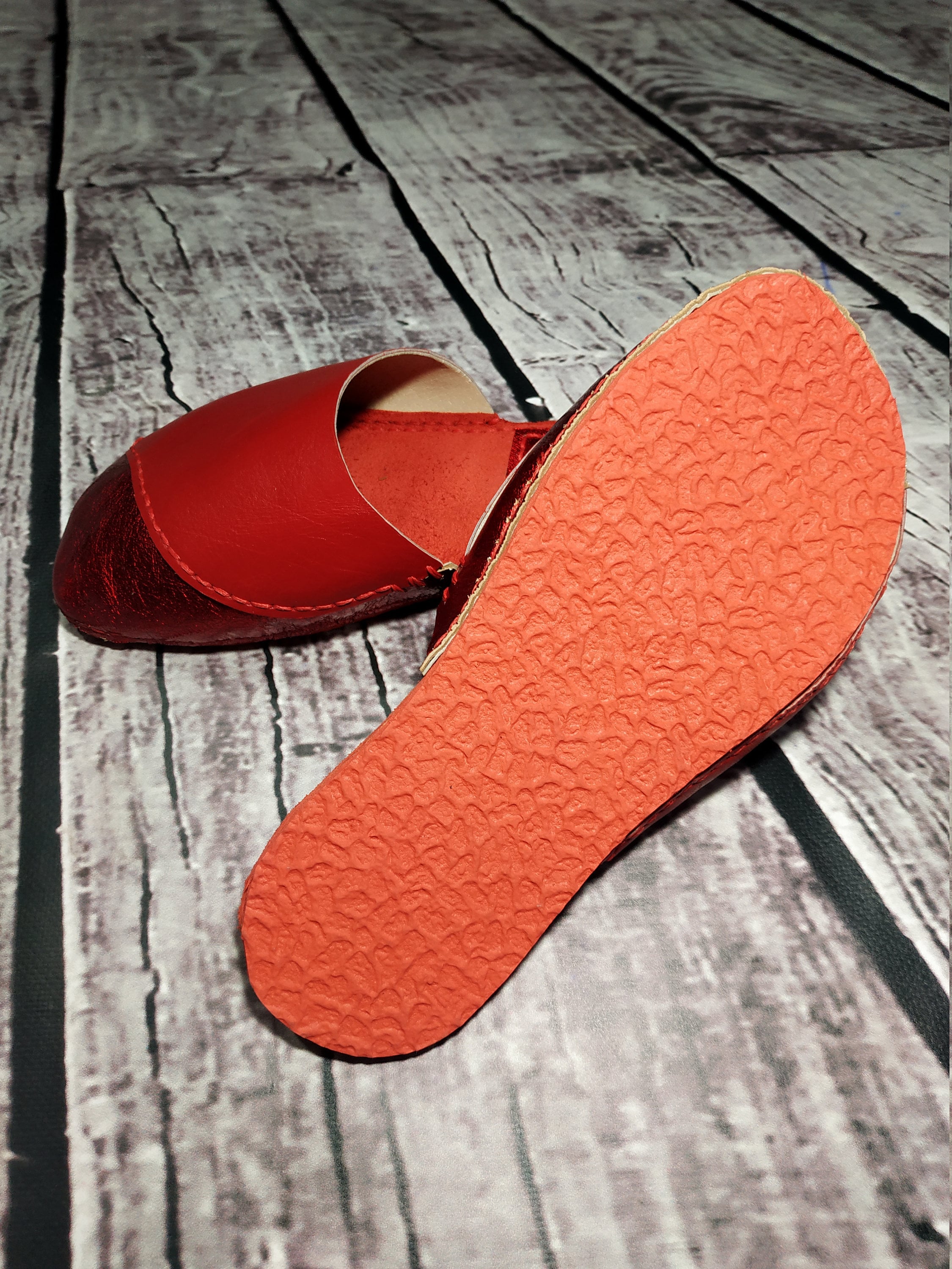 Handmade leather slippers for women | Etsy