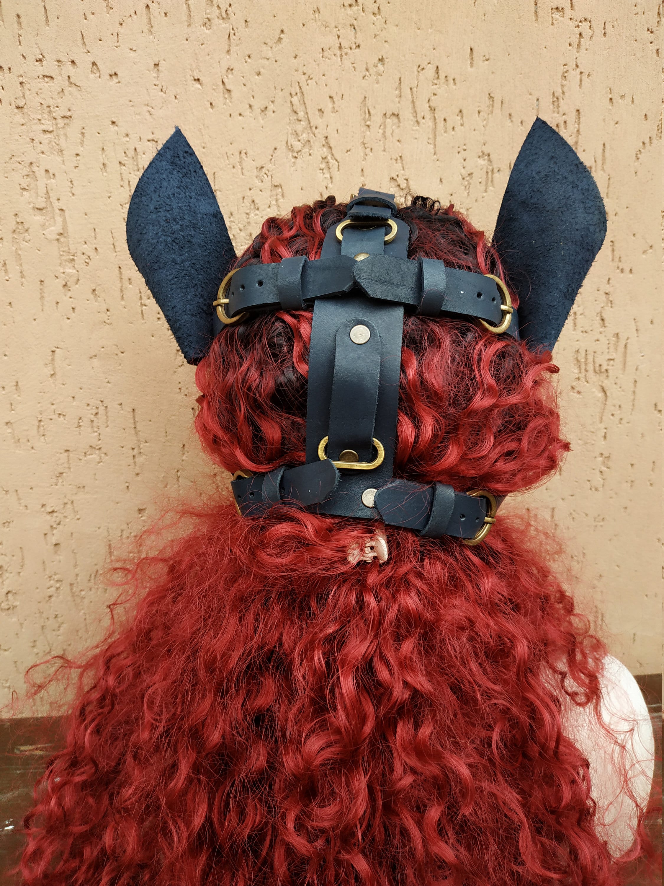 Leather Dog Mask Facemask Puppy Mask Pet Play Pup Hood - Etsy