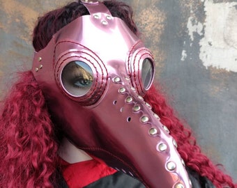Plague Doctor Mask Leather Medieval Bird Mask Steampunk | Etsy