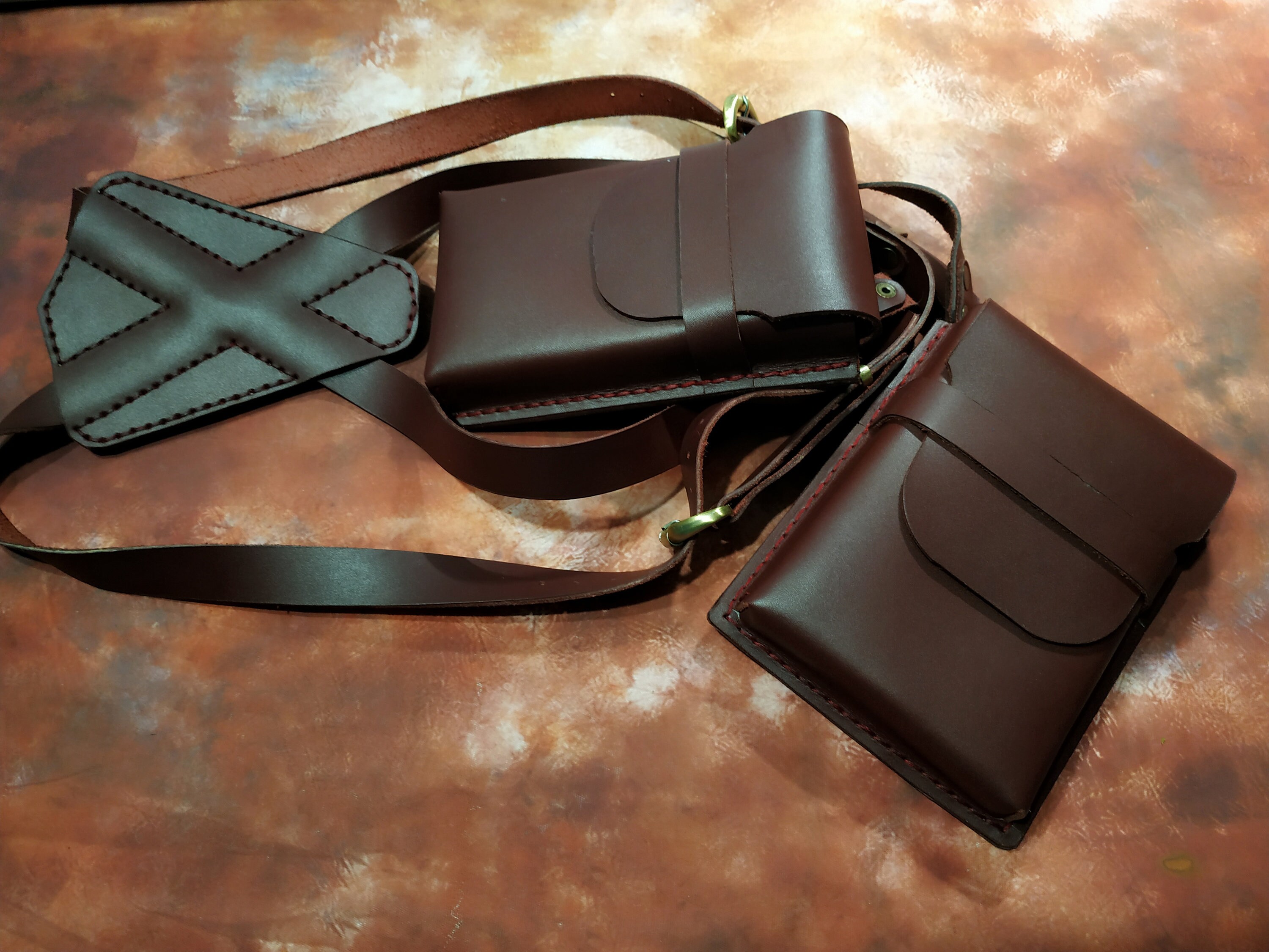 Leather Holster Bag Body Harness Fashionleather Harness | Etsy