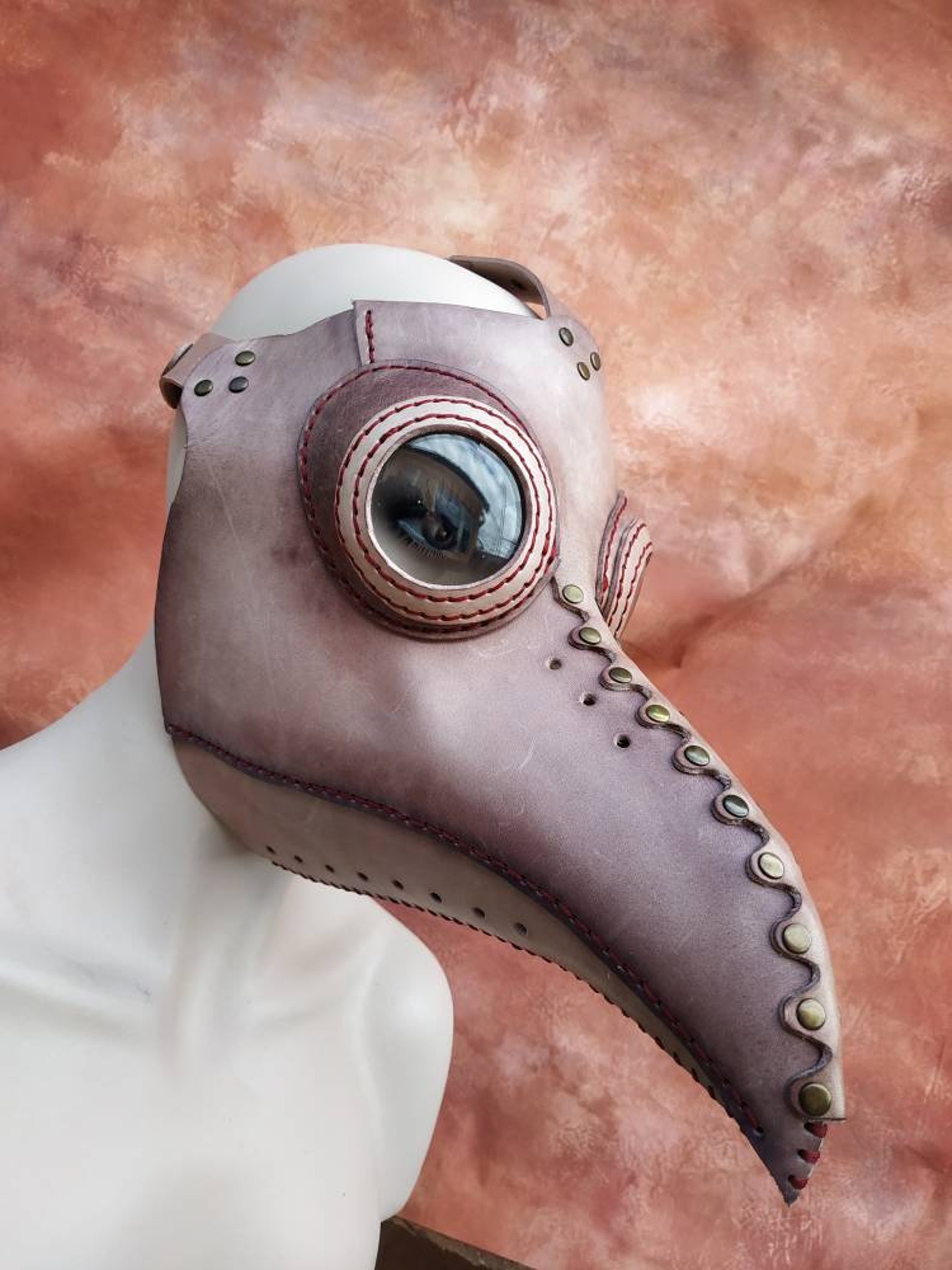 Plague Doctor Mask Leather Medieval Bird Mask Steampunk | Etsy