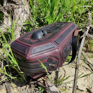 Leather Coffin Backpack Coffin Bag Leather Coffin - Etsy