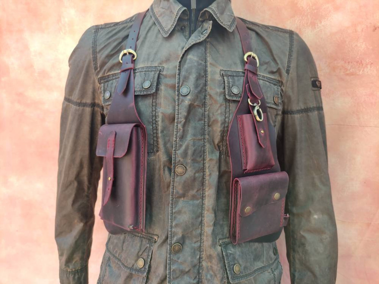 Body Harness Fashionleather Holster Bagleather Harness | Etsy