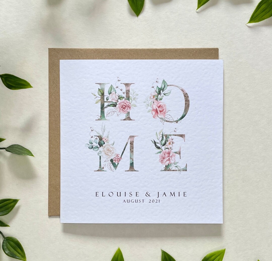 Personalised New Home Card First Home Card Congratulations - Etsy UK