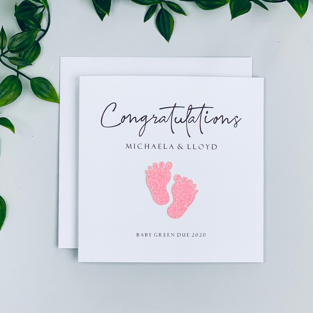 Personalised Congratulations You're Expecting Card, Pregnancy Card ...