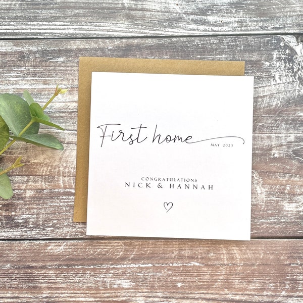 New Home Card - Etsy UK