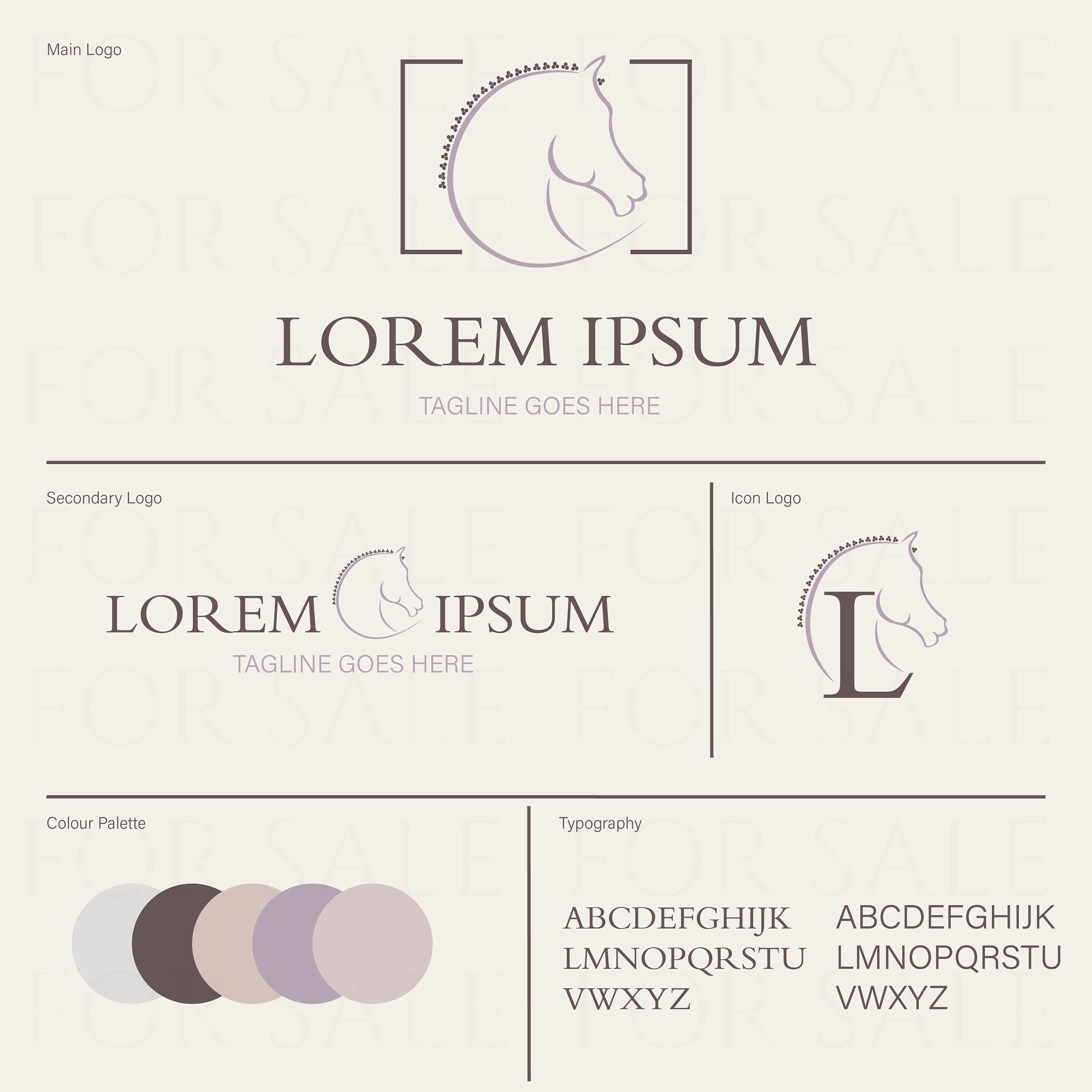 Custom Equestrian Branding Package Equestrian Branding - Etsy