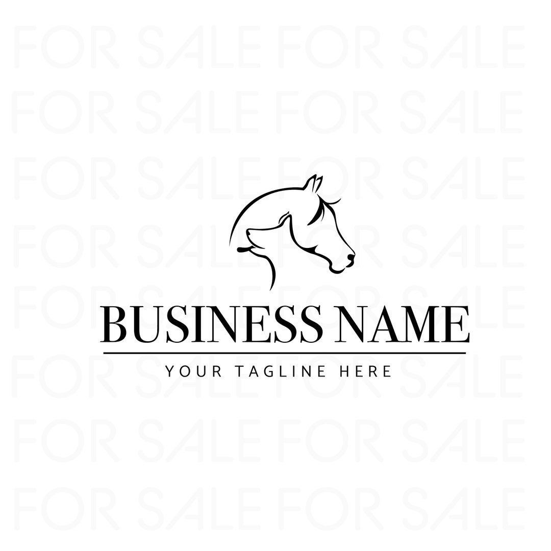 Custom Veterinary Logo Design - Equine & Canine (digital Product) - Etsy