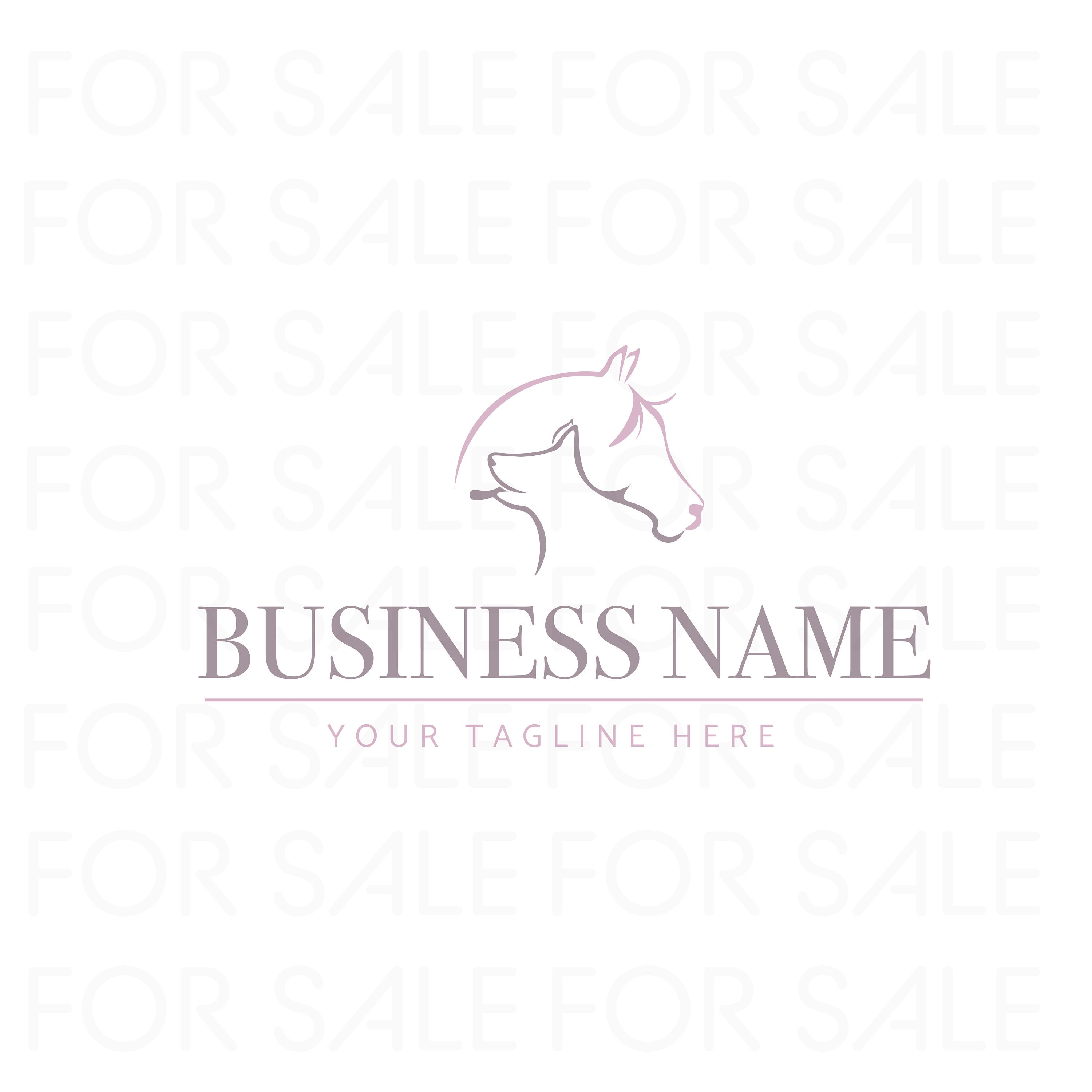 Custom Veterinary Logo Design - Equine & Canine (digital Product) - Etsy