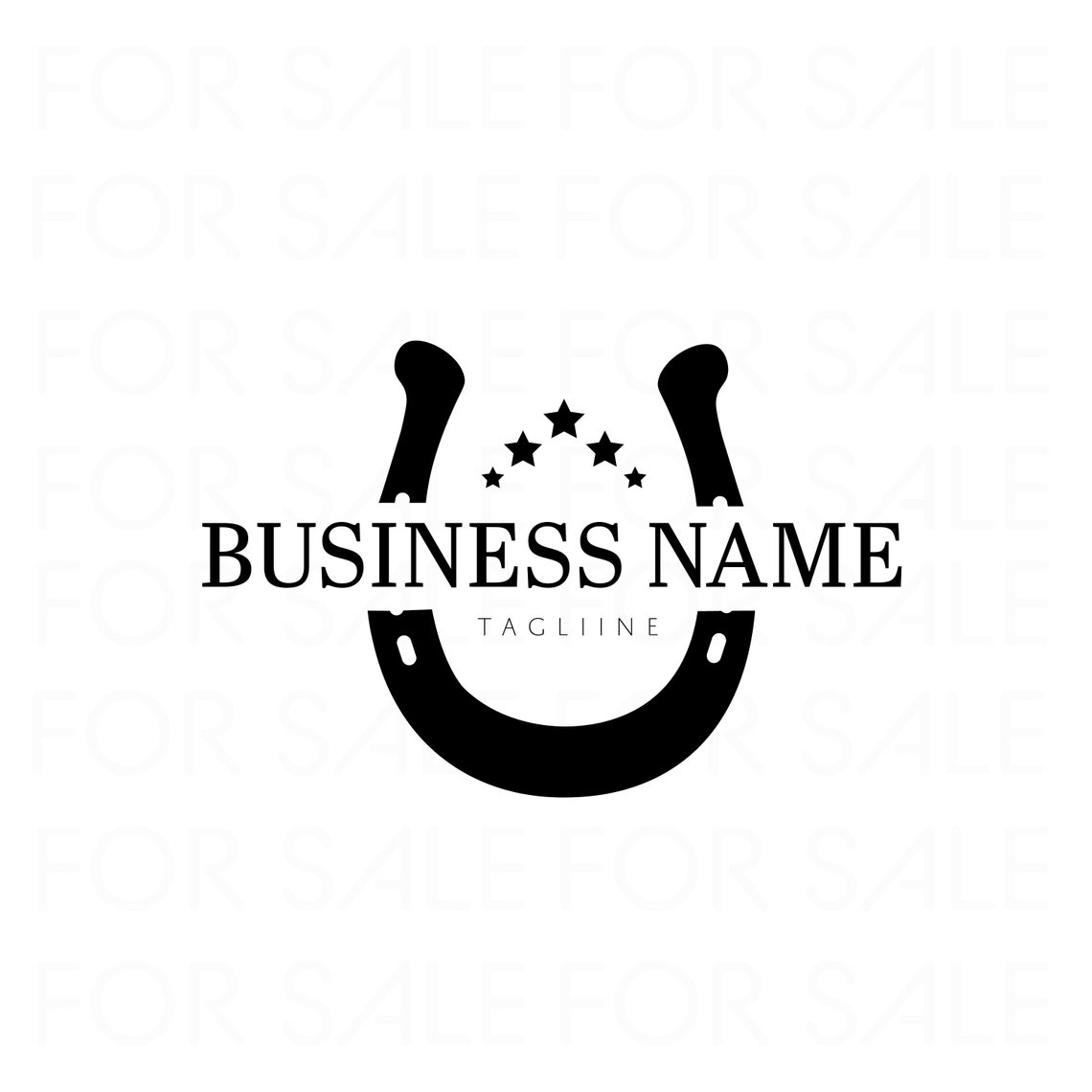 Custom Farrier Logo - Horseshoe Logo - Farrier Logo - Equine Logo ...