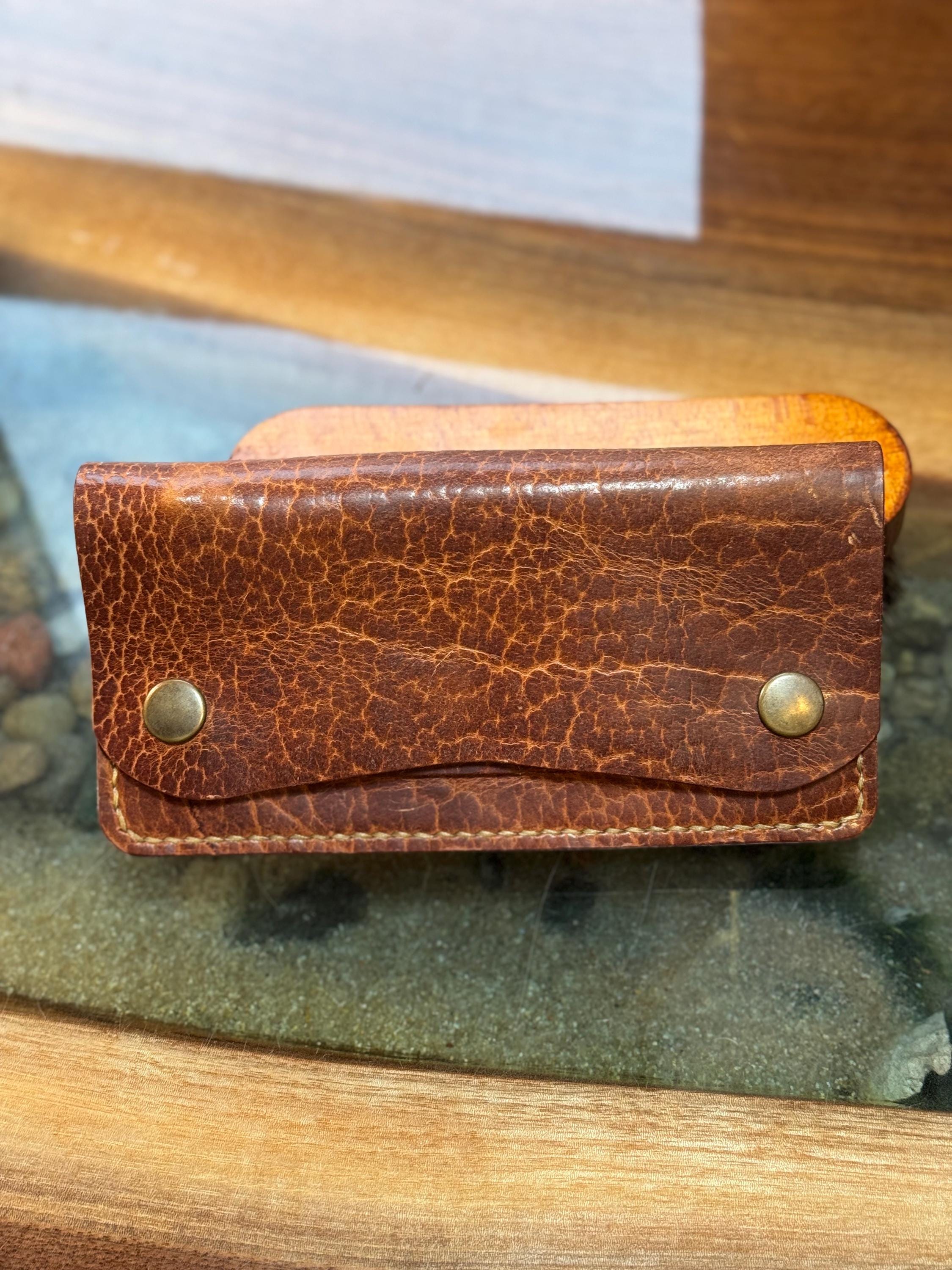 Handmade Full Grain Biker, Trucker, Chain, Leather Wallet - Etsy