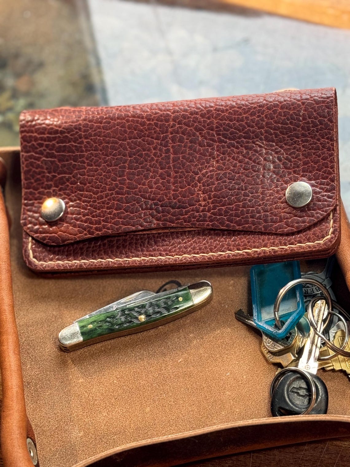 Handmade Full Grain Biker, Trucker, Chain, Leather Wallet - Etsy