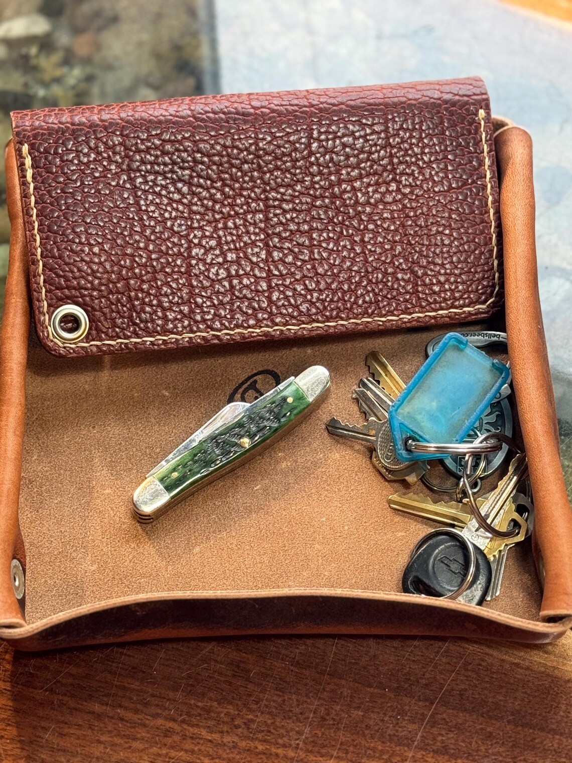 Handmade Full Grain Biker, Trucker, Chain, Leather Wallet - Etsy