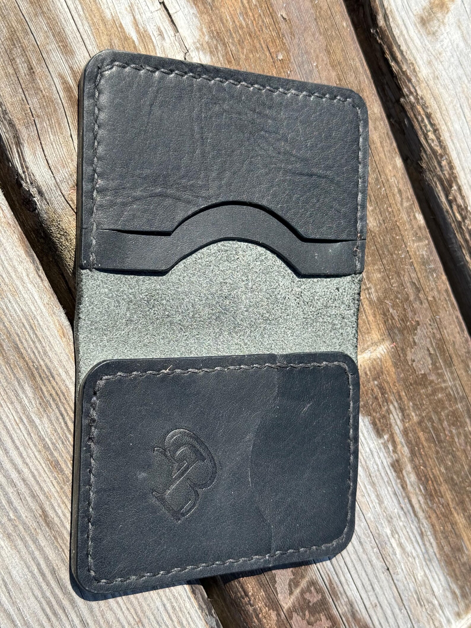 Handmade Bifold Minimalist Full Grain Leather Wallet - Etsy