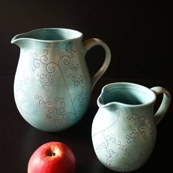 Clay Pitcher - Etsy