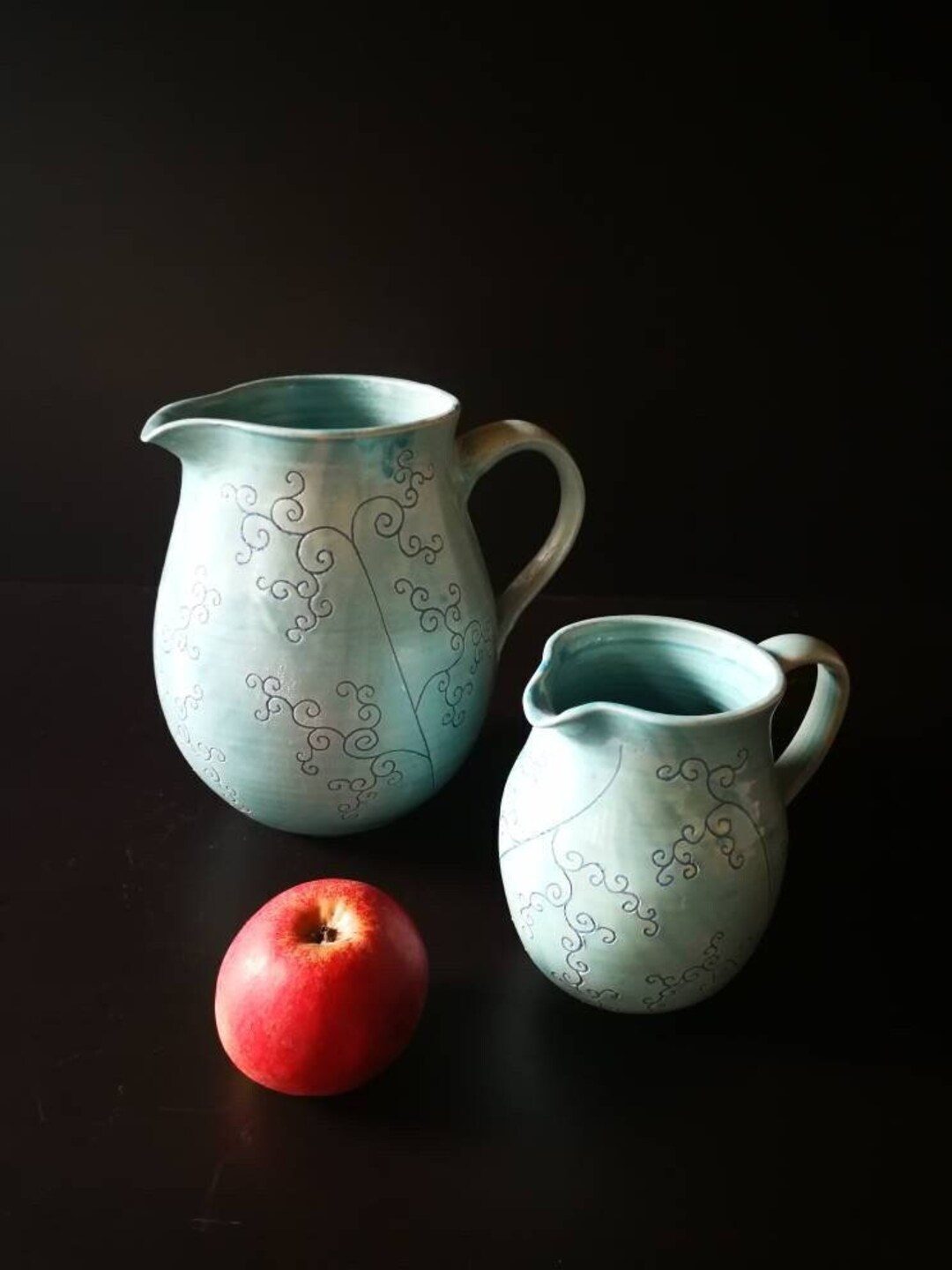 Pitcher, Ceramic Pitcher, Handmade Clay Pitcher, Juice Pitcher, Water ...