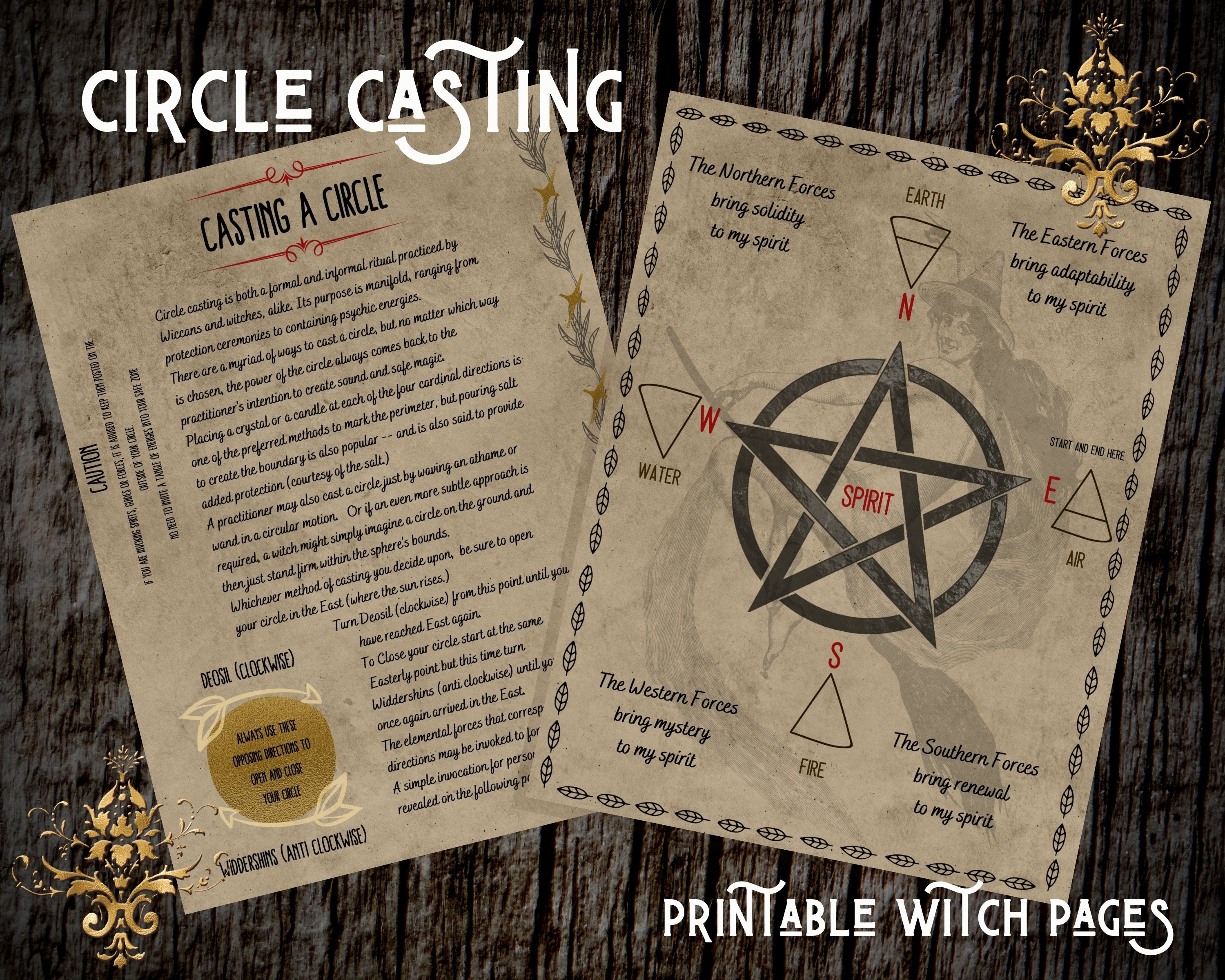 Witchcraft Circle Casting