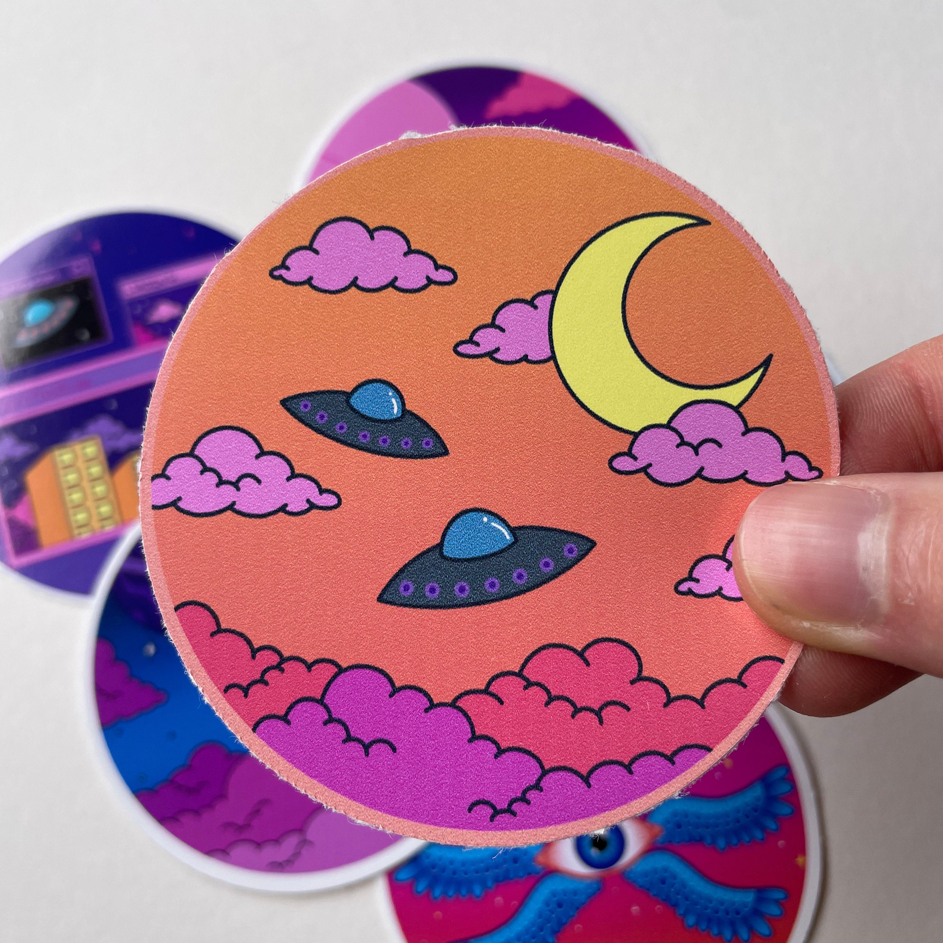 Lofi Trippy Sticker Pack - Etsy