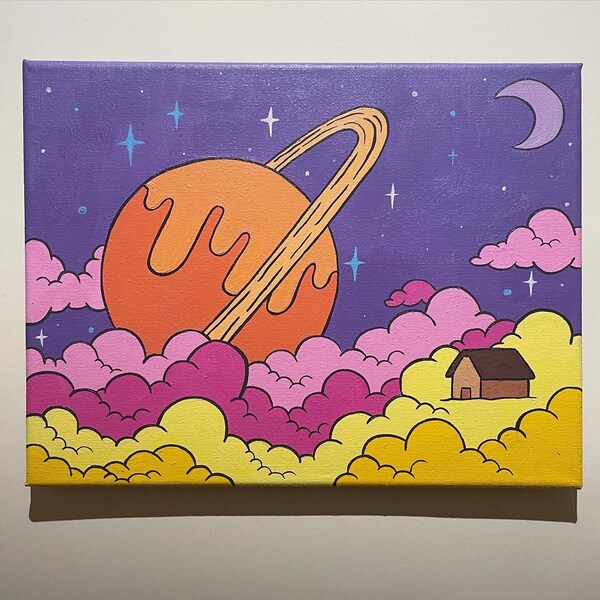 Trippy Painting - Etsy