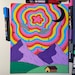Trippy Skies/ Posca Pen Drawing on Canvas Board - Etsy