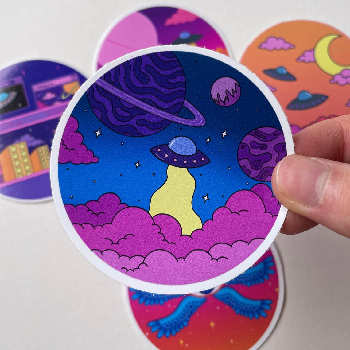Lofi Trippy Sticker Pack - Etsy