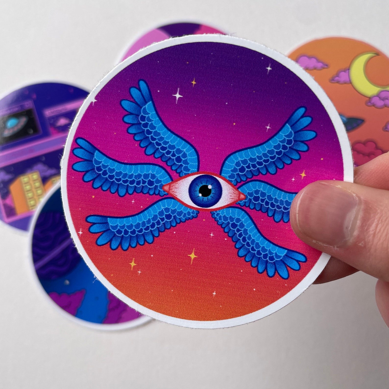 Lofi Trippy Sticker Pack - Etsy