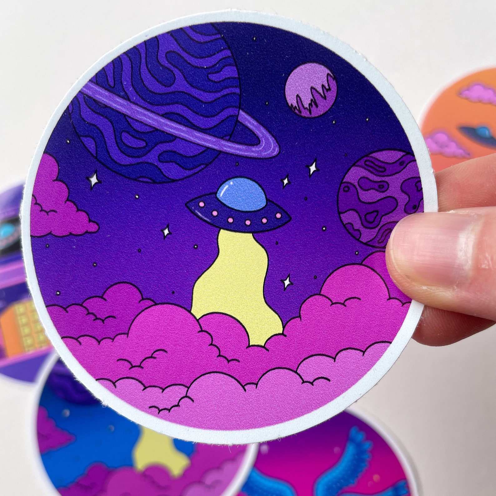 Lofi Trippy Sticker Pack - Etsy