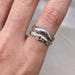 Organic Liquid Ring, Chunky Silver Ring, Liquid Metal Ring, Organic ...