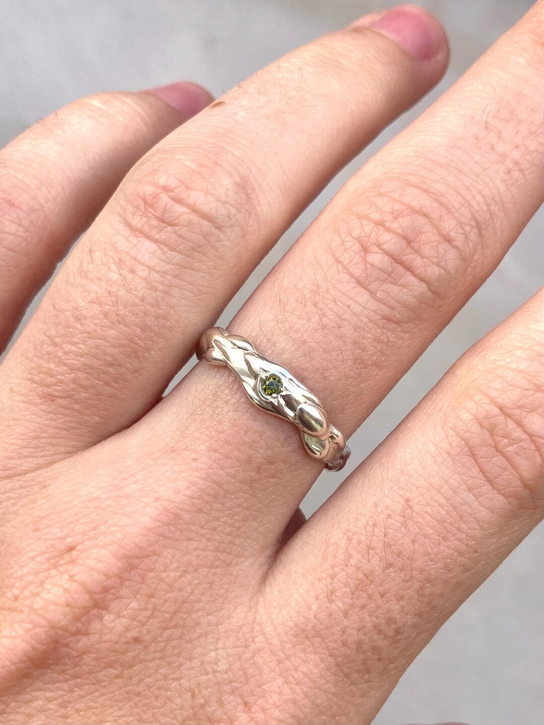 Organic Liquid Ring, Chunky Silver Ring, Liquid Metal Ring, Organic ...