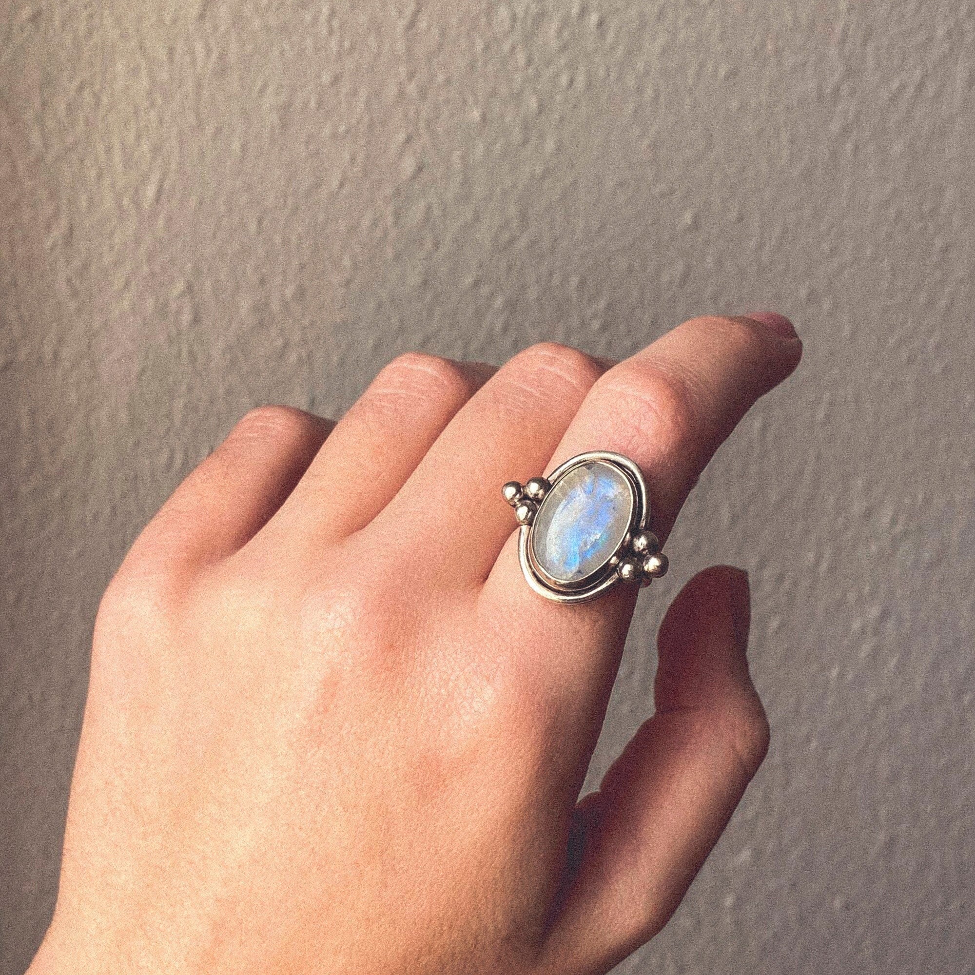 Genuine Moonstone Rings
