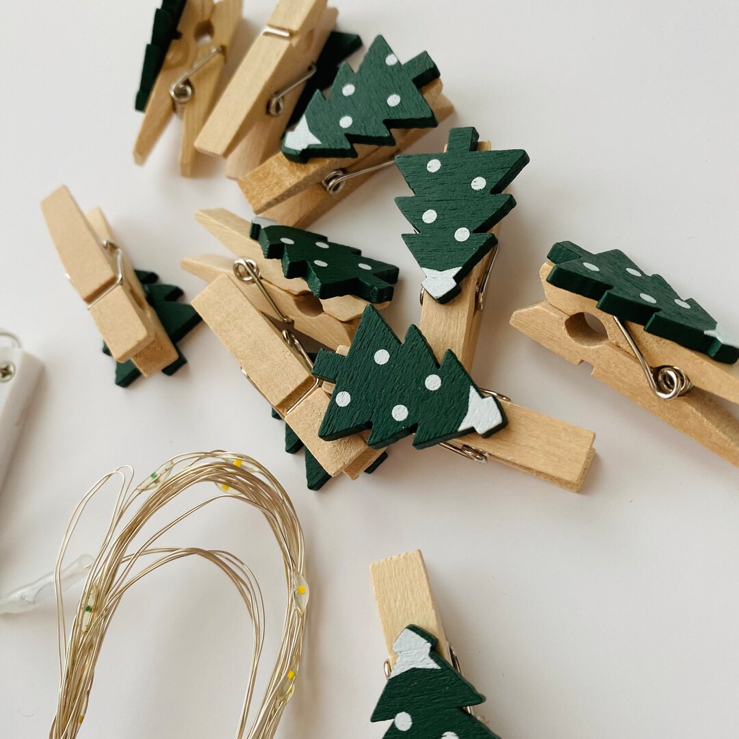 Christmas Card Holder Kit Holiday Card Display for Wall Hanging Fairy ...