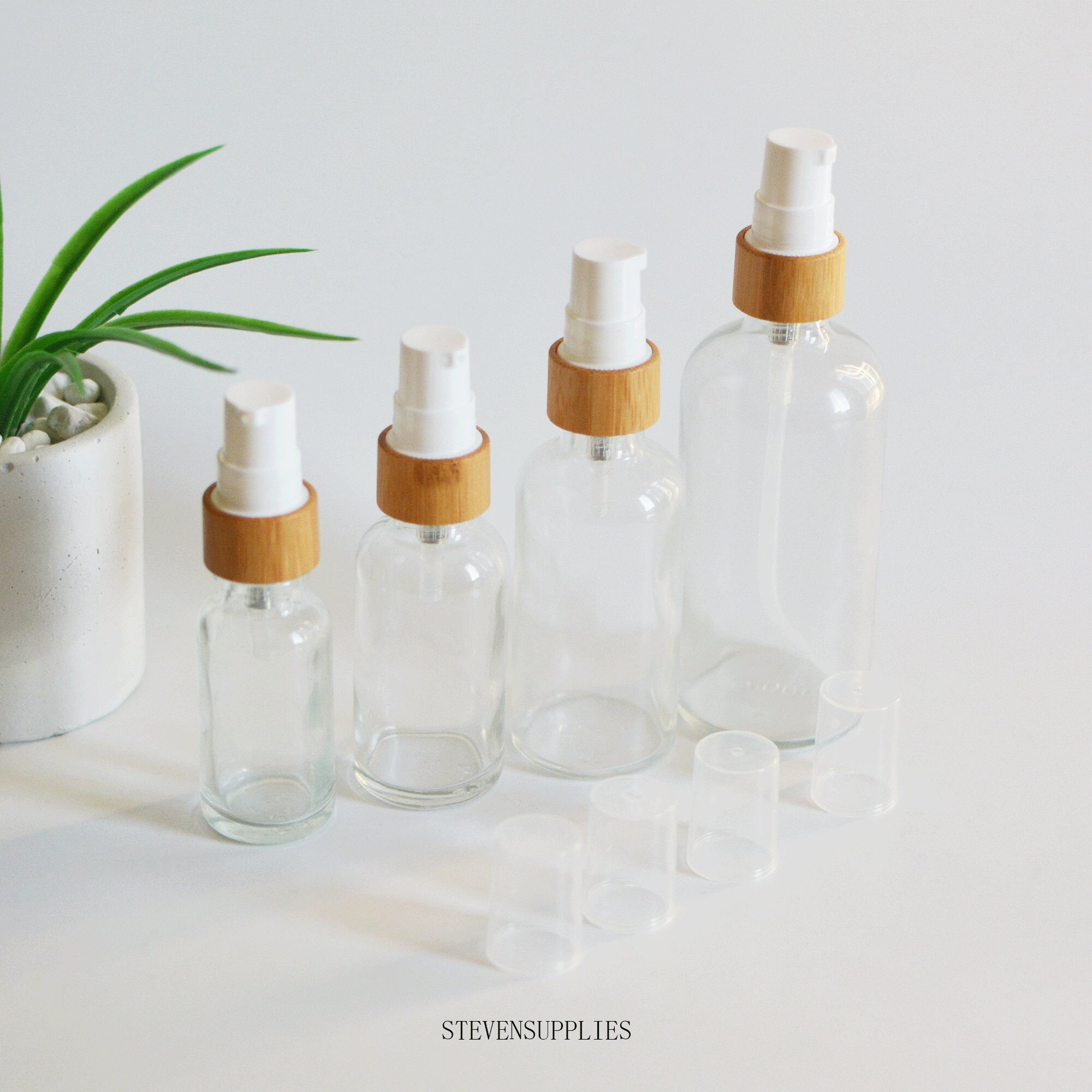 Glass Empty Lotion Containers