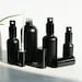 15100ml Matte Black Glass Spray Bottles or Perfume Bottles - Etsy