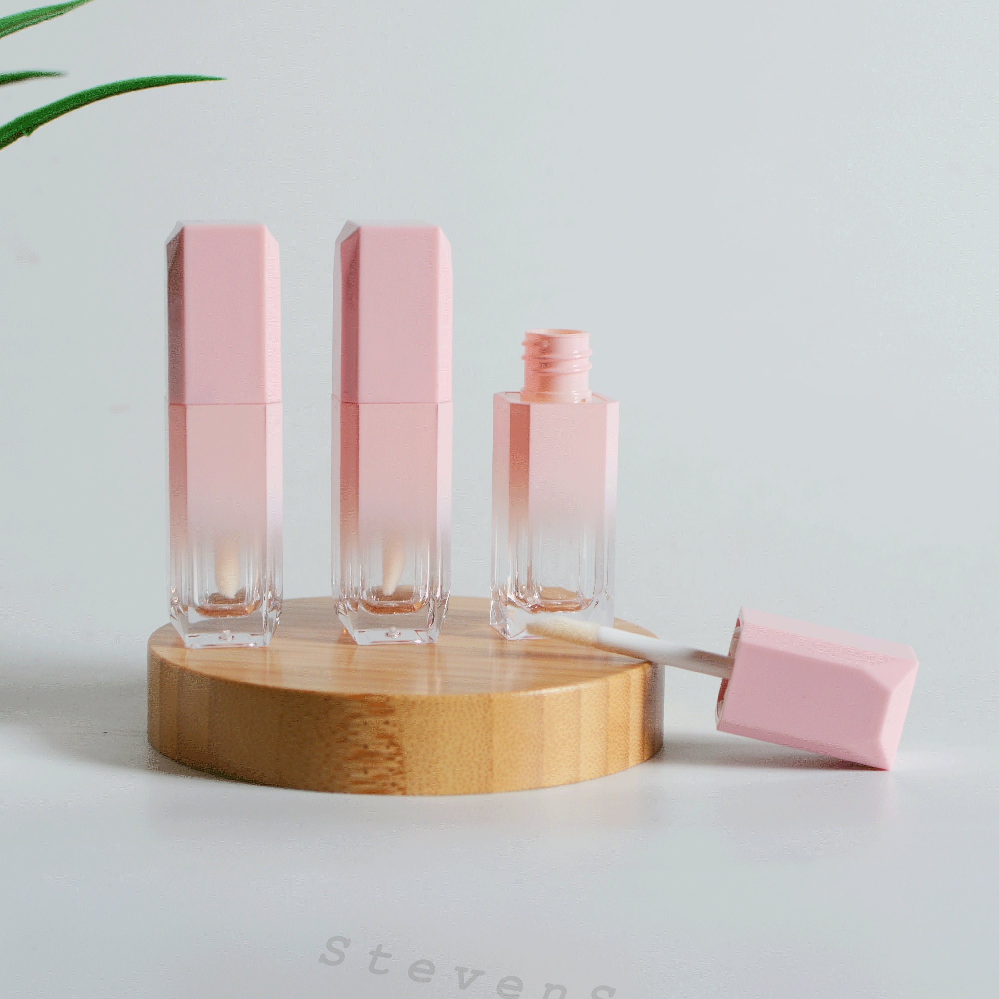 3ml Gradient Pink Lip Gloss Tubes Vials Lip Balm Bottles Container Lip ...