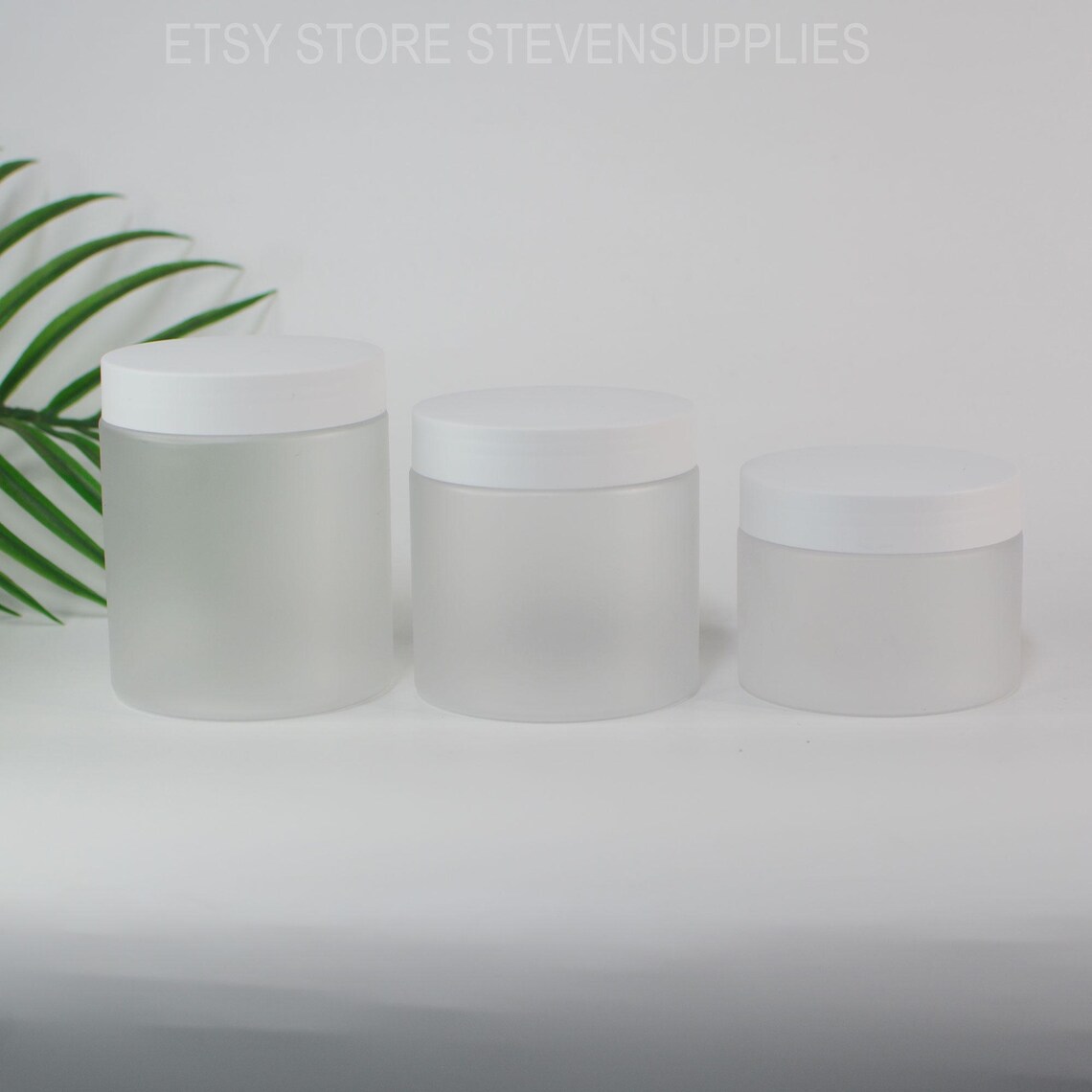 150g 200g 250g White Forsted Cream Jar,pet Container Body Butter Oil ...