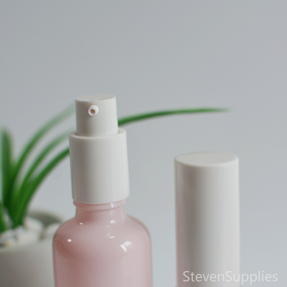 1-100pcs 15ml-100ml Gradient Pink Glass Lotion Pump Bottle - Etsy