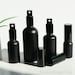 15100ml Matte Black Glass Spray Bottles or Perfume Bottles Fine Mist ...