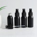 50ml Matte Black Aluminum Fine Mist Spray Bottle Empty Mini Travel Size ...