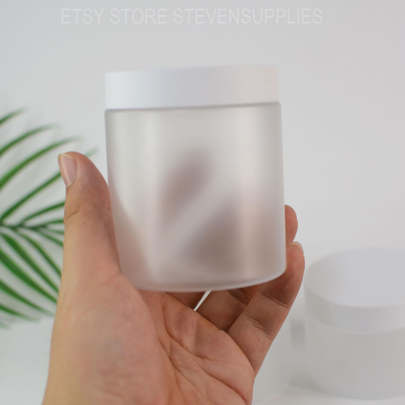 150g 200g 250g White Forsted Cream Jar,pet Container Body Butter Oil ...