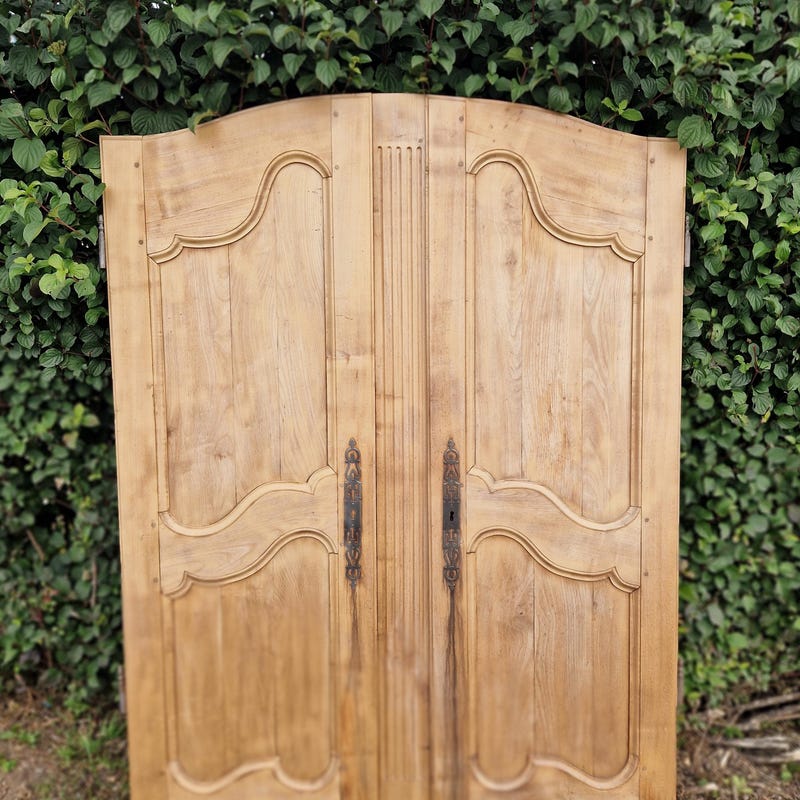 Oak Antique Armoire - Etsy UK