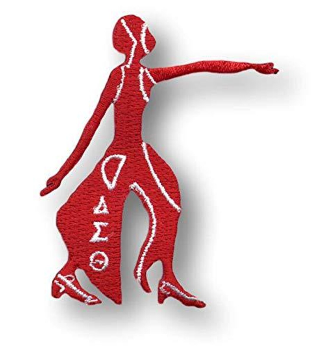 Delta Sigma Theta Sorority Red Color Diva Emblem 3 Inches Patch - Etsy