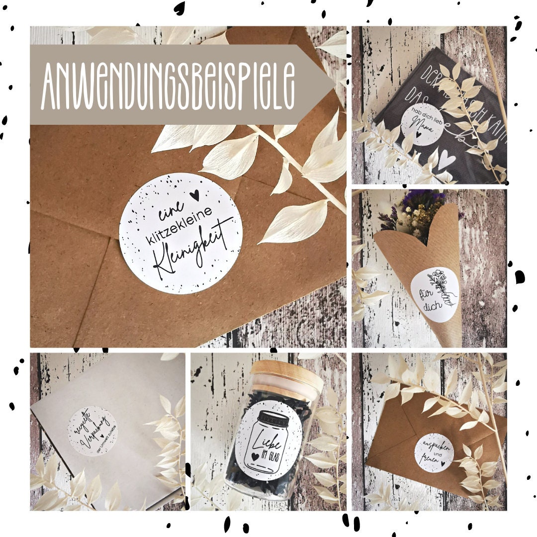 Sticker Set Round 20 Pieces / Birthday & Celebration 5 Cm 2 Diameter ...