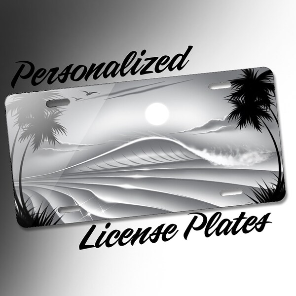 Airbrush Car Tags - Etsy