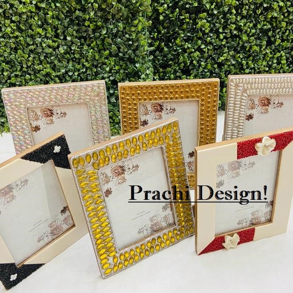 Gold and Pearl Picture Frame - Etsy