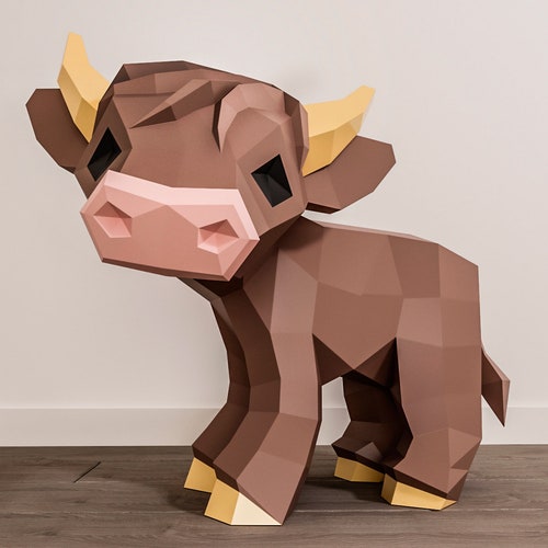 Moon Sky 3D Papercraft DIY Paper Sculpture Paper Model | Etsy