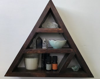 Wood Pyramid Display Shelf - Etsy