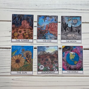 The Fool Tarot Card Vinyl Sticker Desert Lovers Tarot Decal Durable ...