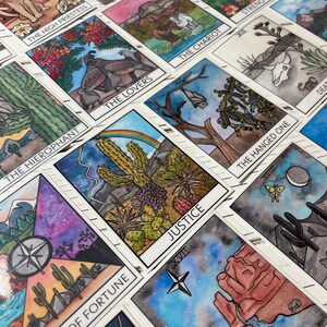 The Fool Tarot Card Vinyl Sticker Desert Lovers Tarot Decal Durable ...