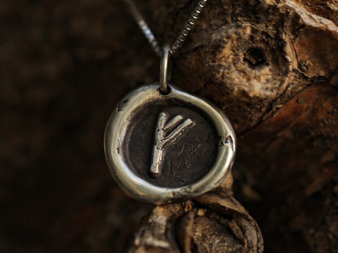 Handcrafted Rune Wax Seal Jewelry , Invoking Prosperity - Etsy
